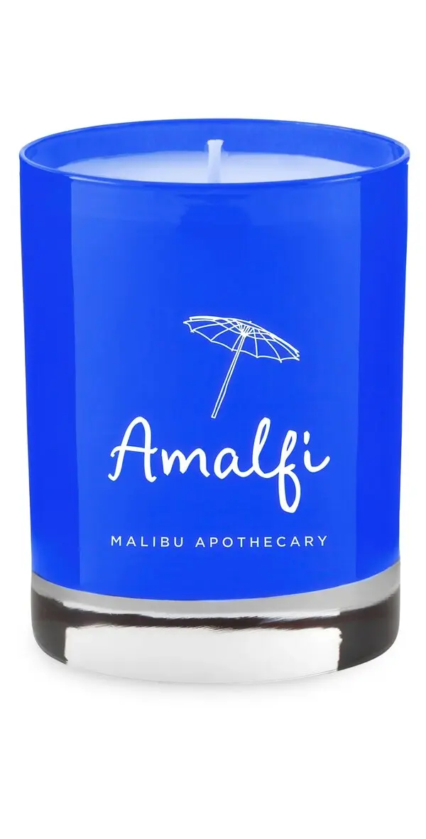 MALIBU APOTHECARY Amalfi Blue Candle - No Color