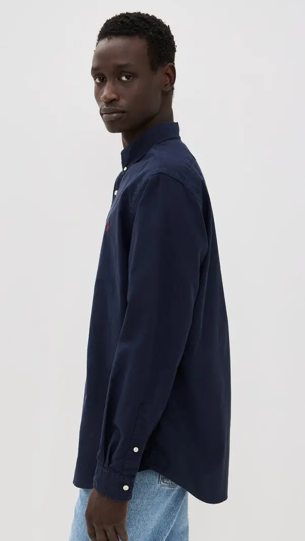 Polo Ralph Lauren Classic Fit Garment Dyed Oxford Shirt - Rl Navy