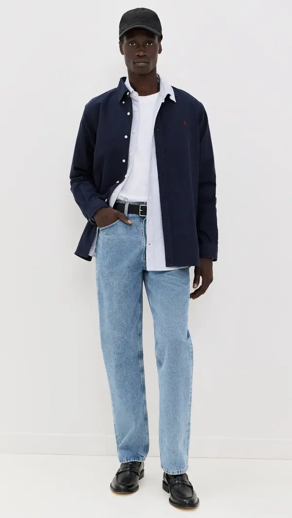 Polo Ralph Lauren Classic Fit Garment Dyed Oxford Shirt - Rl Navy