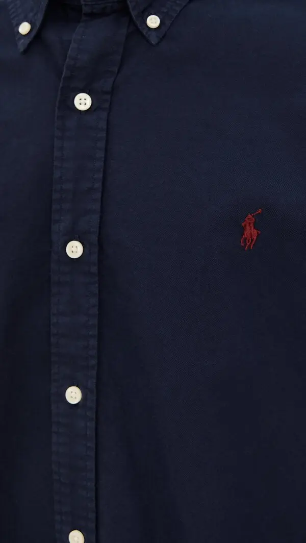 Polo Ralph Lauren Classic Fit Garment Dyed Oxford Shirt - Rl Navy