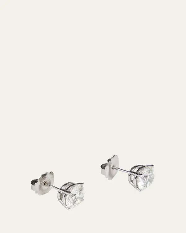 KENDALL ROW 14k 5.00tcw Lab Grown Diamond Stud Earrings - White Gold