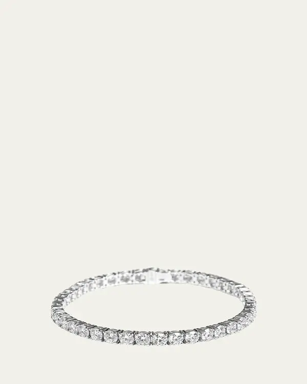 KENDALL ROW Lablove 14k 10.00tcw Lab Grown Diamond Tennis Bracelet - White Gold