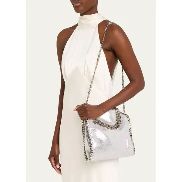 Stella McCartney Falabella Mini Tote Bag - Silver