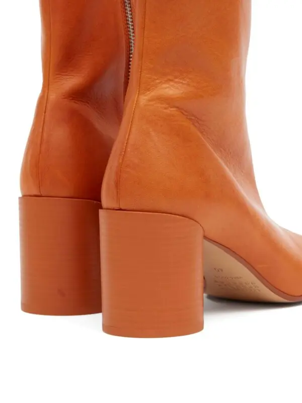 MAISON MARGIELA 70mm Stitch-out Leather Boots
