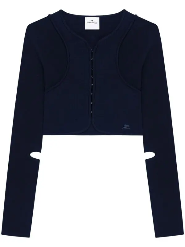 COURREGES Scuba Cardigan