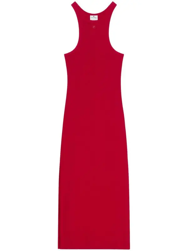 COURREGES Scuba 90s Dress - Red