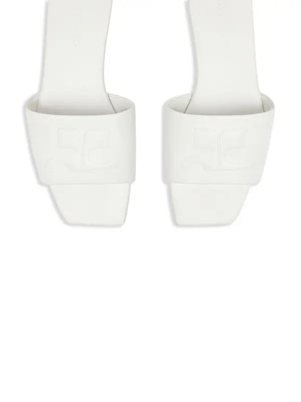 COURREGES Shadow Sandals - White