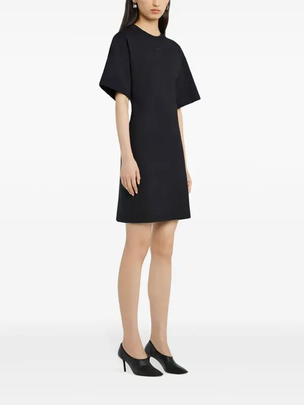 COURREGES T-shirt Mini Dress - Black