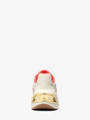 Michael Kors Toni Mixed-media Trainer