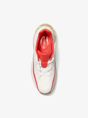 Michael Kors Toni Mixed-media Trainer