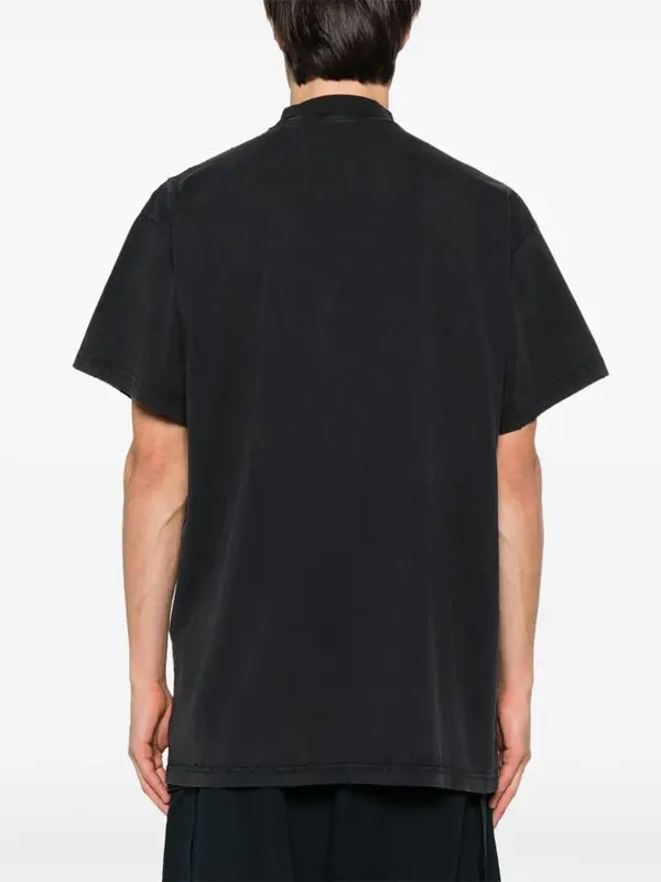Balenciaga 3b Liquified Oversize T-shirt - Black