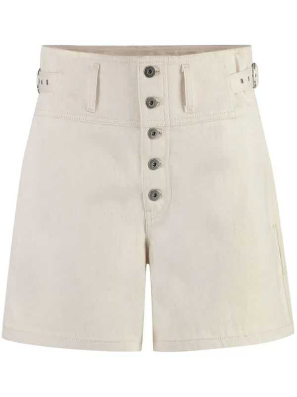 JIL SANDER Denim Shorts - Neutrals