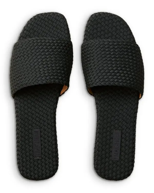 NAGHEDI St Barths Slide Sandals - Black