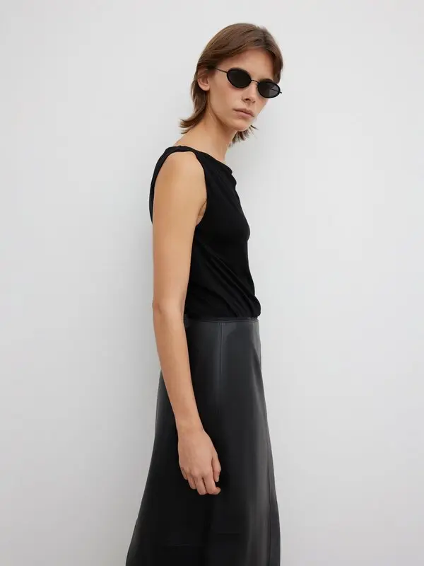 HOUSE OF DAGMAR Square Neck Tank Top