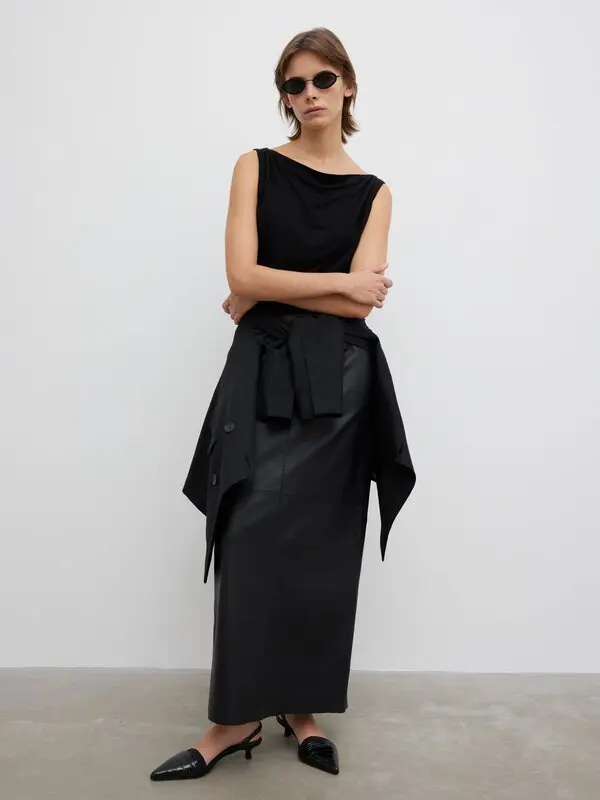 HOUSE OF DAGMAR Square Neck Tank Top