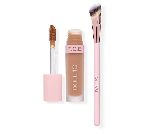 DOLL 10 Tce Full Coverage Concealer With Brush - One-color