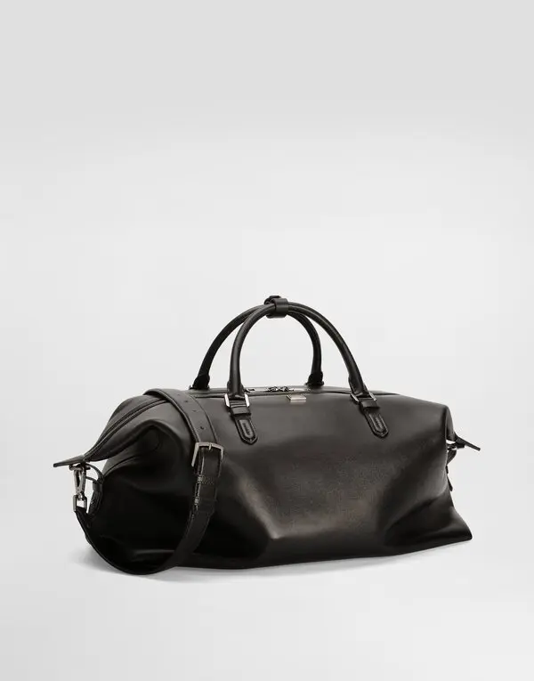 Dolce & Gabbana Calfskin Duffle Bag - Black