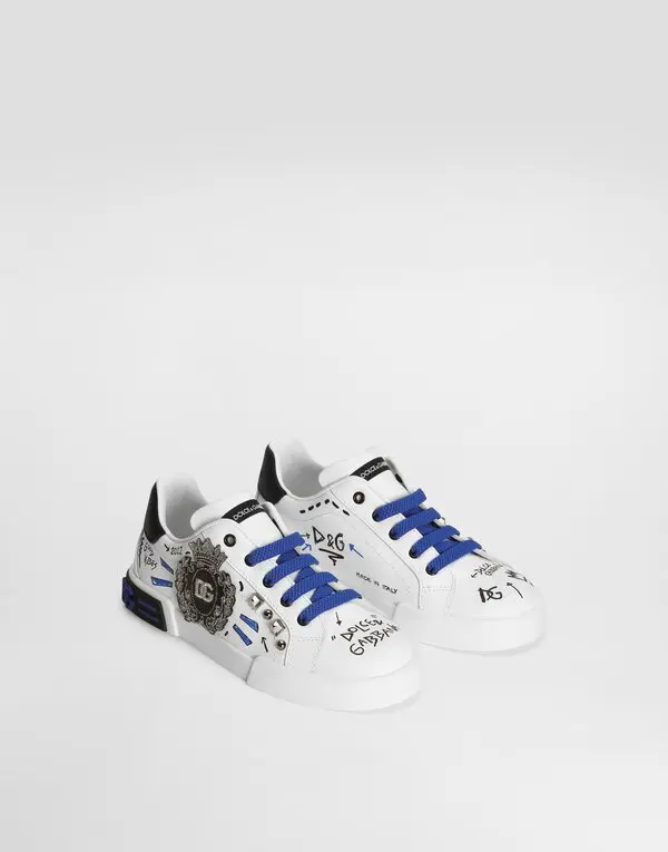 Dolce & Gabbana Portofino Light Printed Sneakers - Multicolor