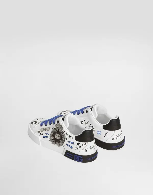 Dolce & Gabbana Portofino Light Printed Sneakers - Multicolor