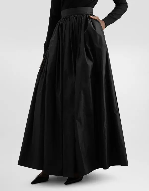Dolce & Gabbana Long Taffeta Circle Skirt