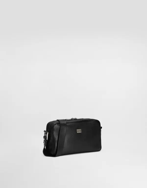 Dolce & Gabbana Calfskin Crossbody Bag - Black