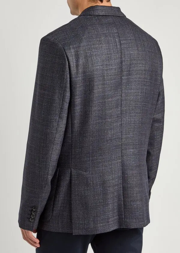 Paul Smith Wool-blend Blazer - Navy