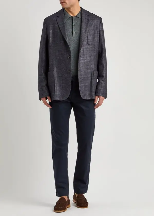 Paul Smith Wool-blend Blazer - Navy