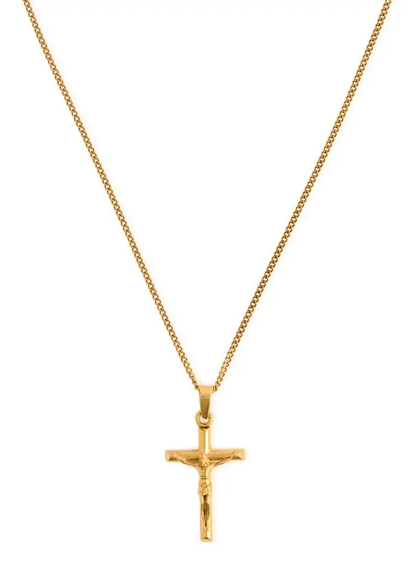 CRAFTD Crucifix -plated Pendant Necklace - Gold