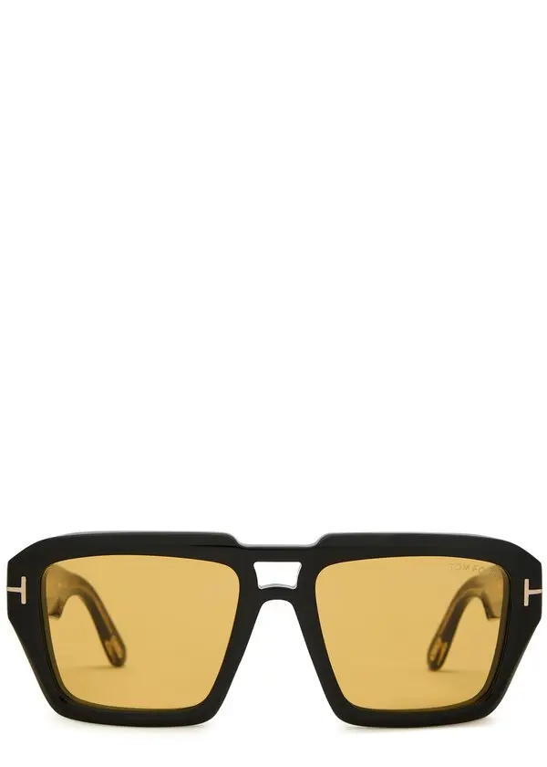 TOM FORD Aviator-style Sunglasses - Black