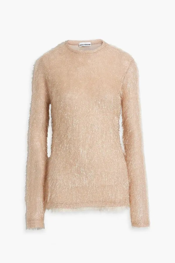 Rabanne Cutout Tinsel Sweater
