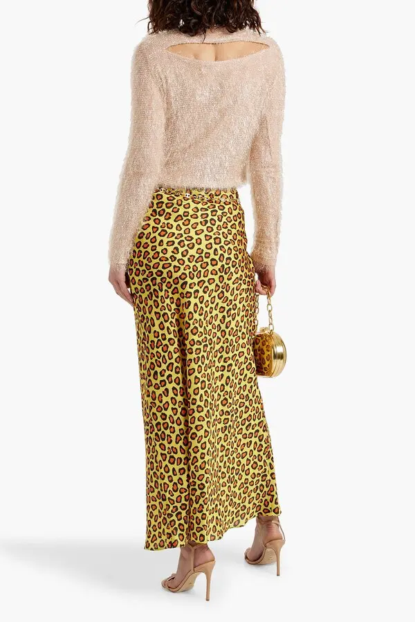 Rabanne Cutout Tinsel Sweater