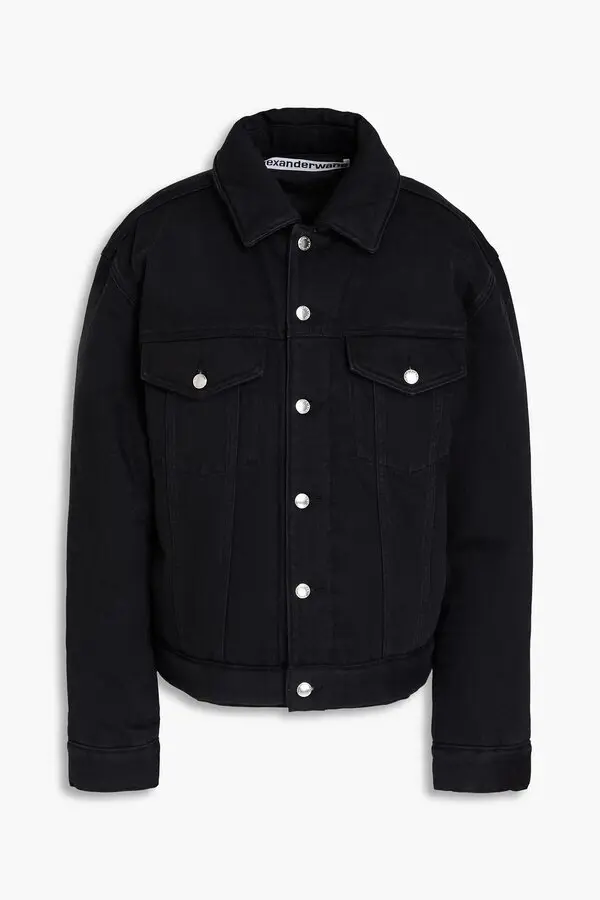 Alexander Wang Padded Denim Trucker Jacket