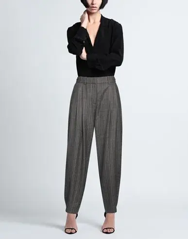 Stella McCartney Tapered Checked Tweed Pants