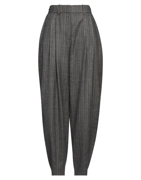 Stella McCartney Tapered Checked Tweed Pants