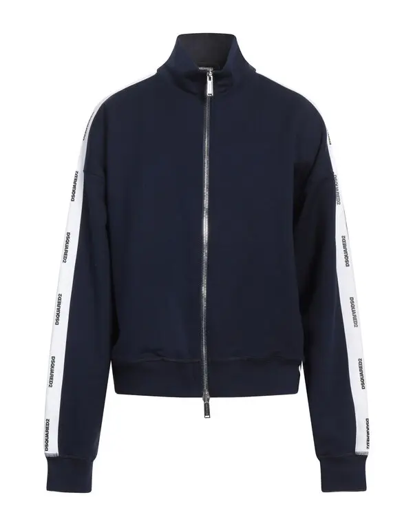 Dsquared2 French Terry Zip-up Sweatshirt - Blue
