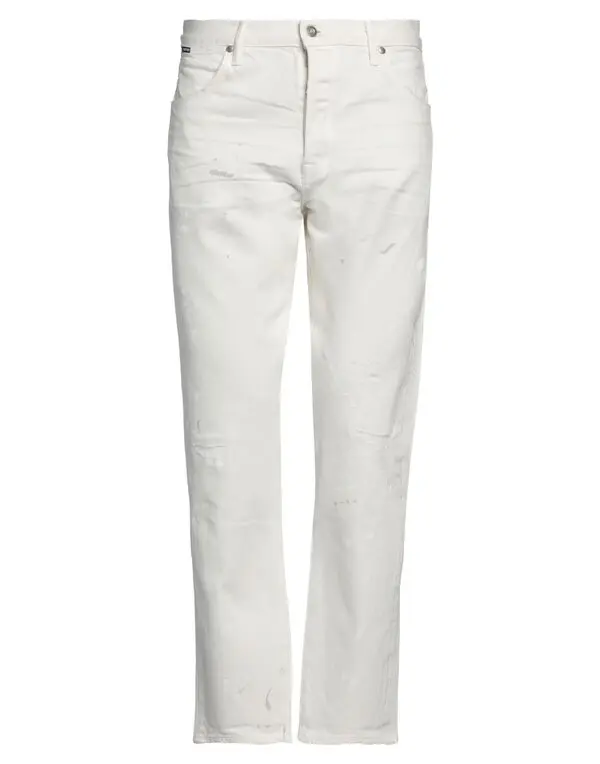 TOM FORD Cotton-blend Straight-leg Jeans