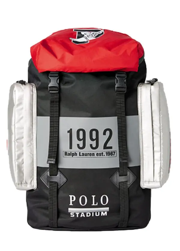 Polo Ralph Lauren Winter Stadium Backpack - Red/black