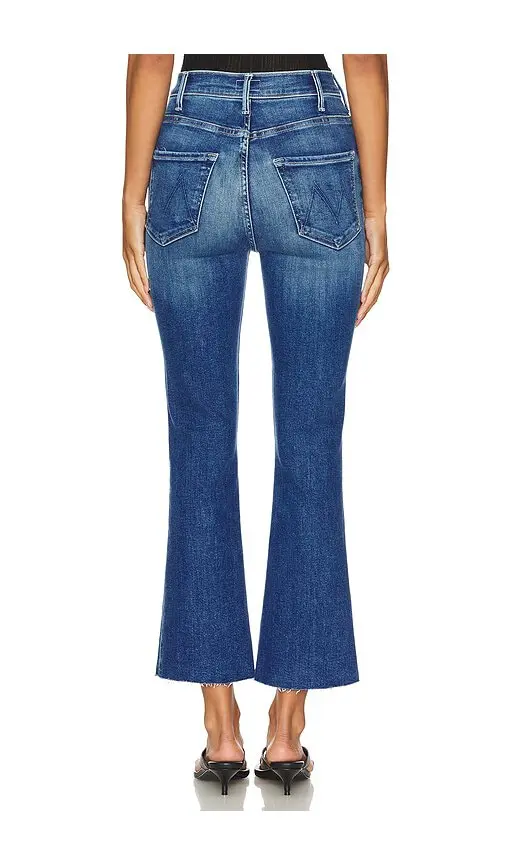 MOTHER The Hustler Ankle Fray Jeans - Denim-medium