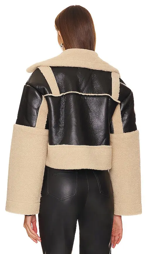 Steve Madden Alaina Faux Leather Coat