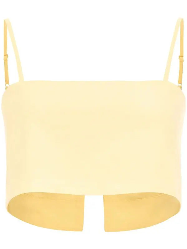AZLEE Walton Crop Top - Yellow