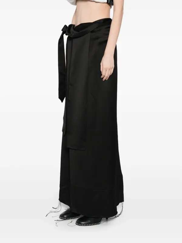 SANKUANZ Raw Edge Skirt