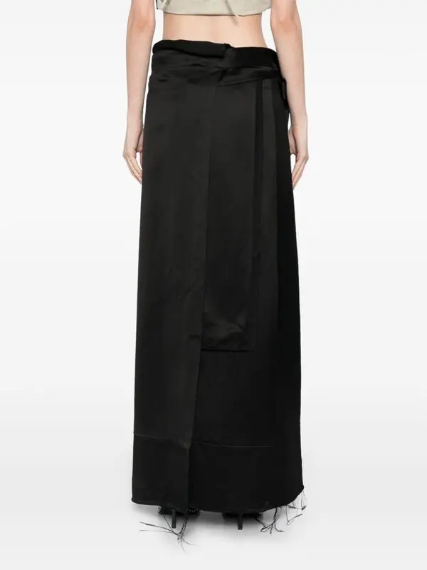 SANKUANZ Raw Edge Skirt