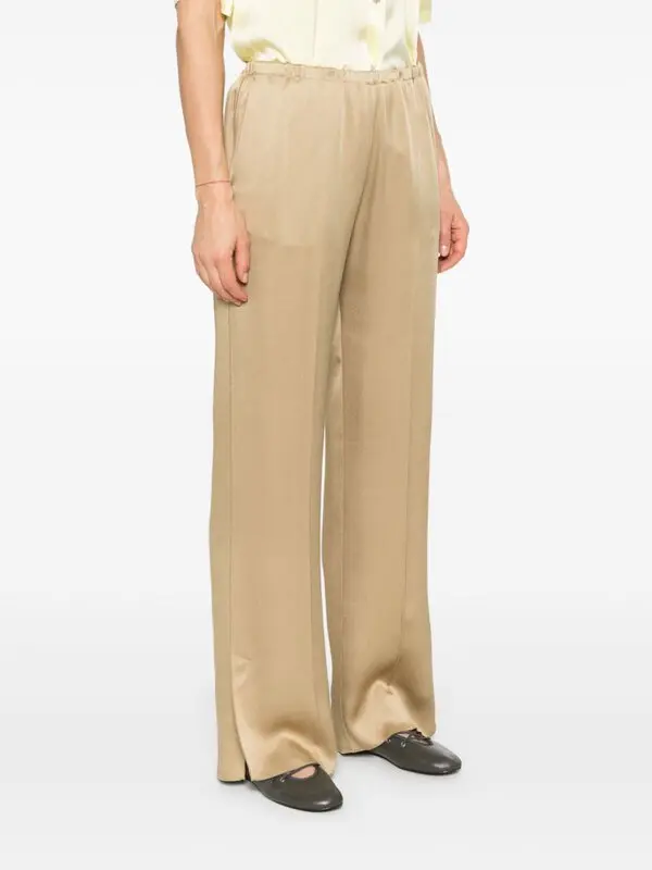 FORTE_FORTE Satin Trousers - Neutrals