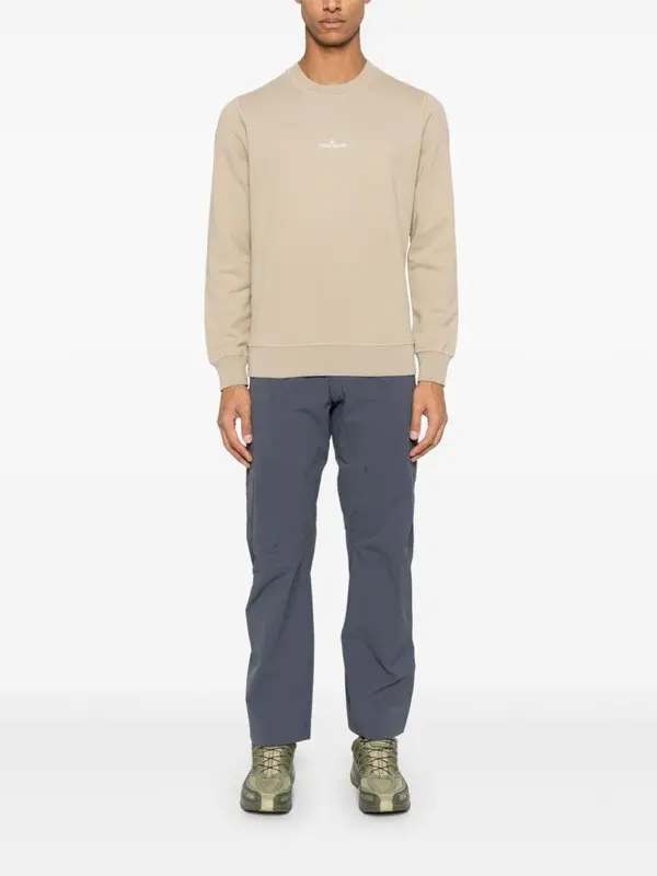 Stone Island Logo-print Sweatshirt - Neutrals