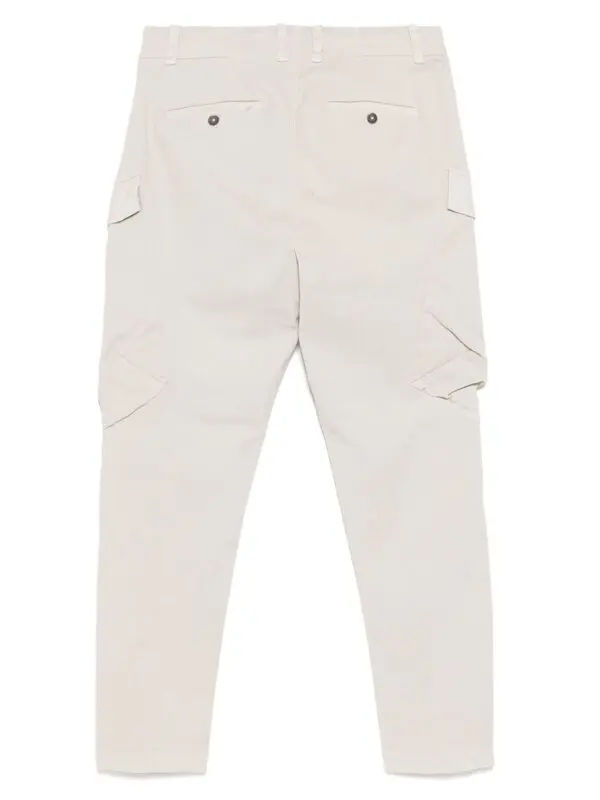 Transit Flap-pocket Tapered Trousers - White