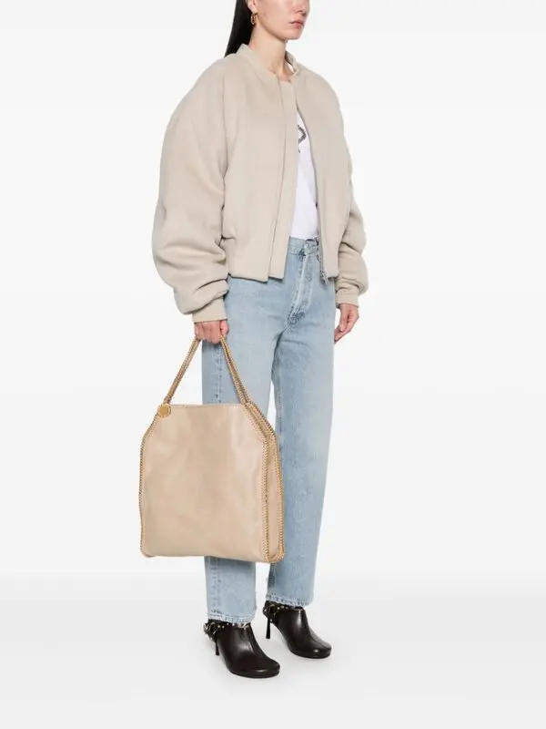 Stella McCartney Bella Large Shoulder Tote Bag - Neutrals