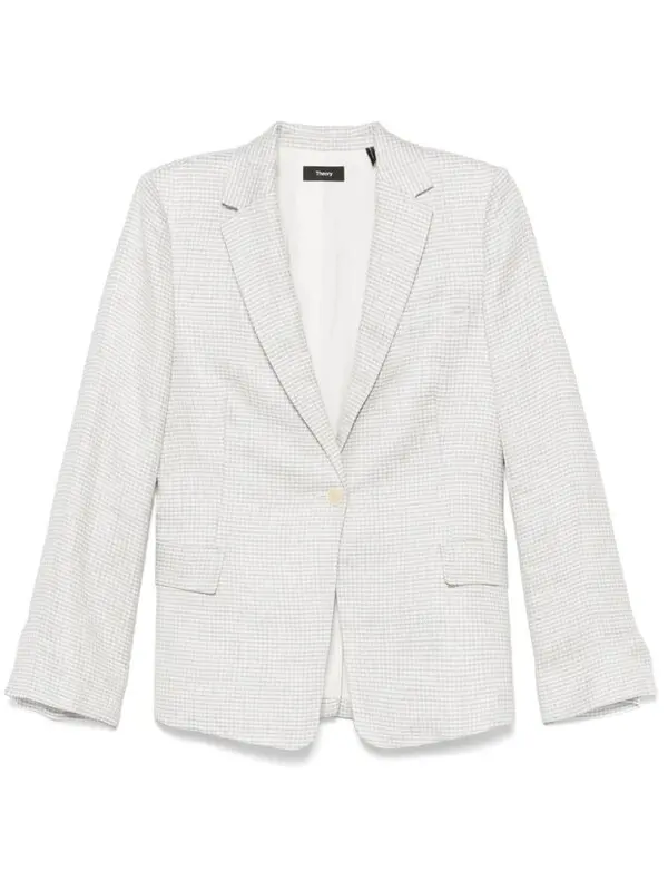Theory Houndstooth Blazer