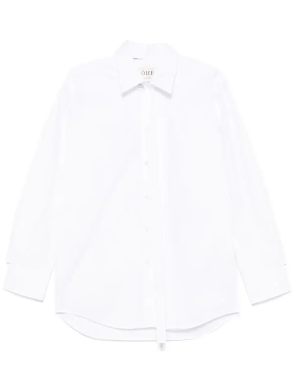 RÓHE Deconstructed Cotton Shirt