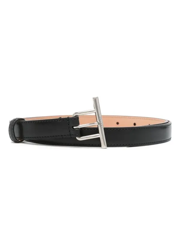 Alexander McQueen Leather Belt - Black