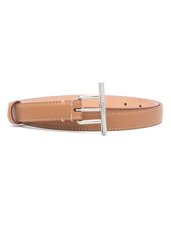 Alexander McQueen T-bar Belt - Brown